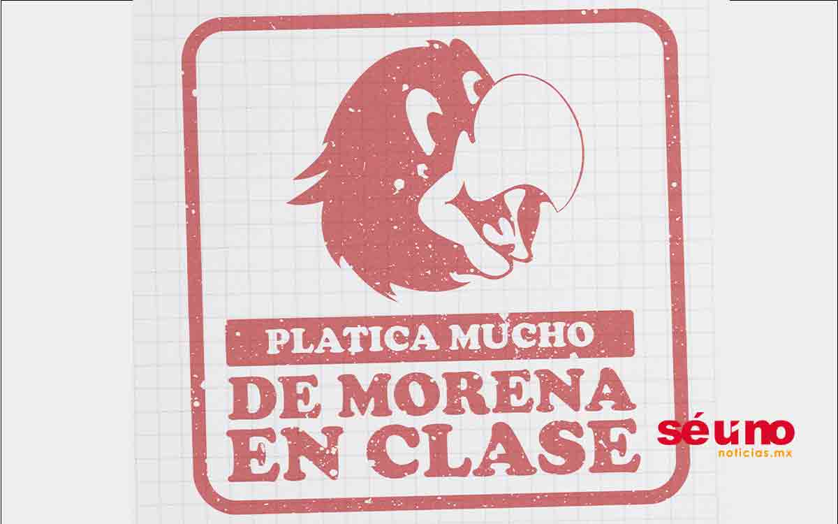 Con "sello escolar" Morena se promueve en redes y lo tunden