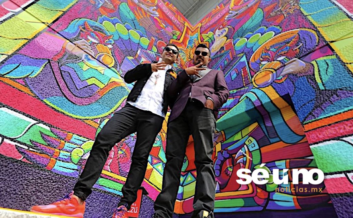 Pintan mega mural en el centro cultural Tolzu, en Toluca