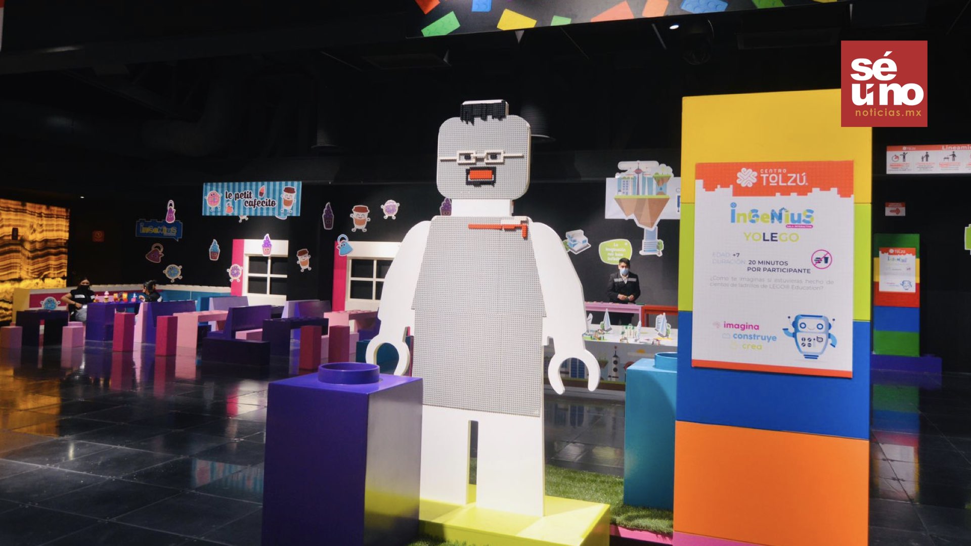 Mundo de LEGO llega al Centro Tolzú, Toluca